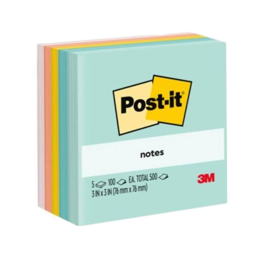 Post-it 3M 654-5AP คละสีพาสเทล (1x5) – LIKE OFFICE